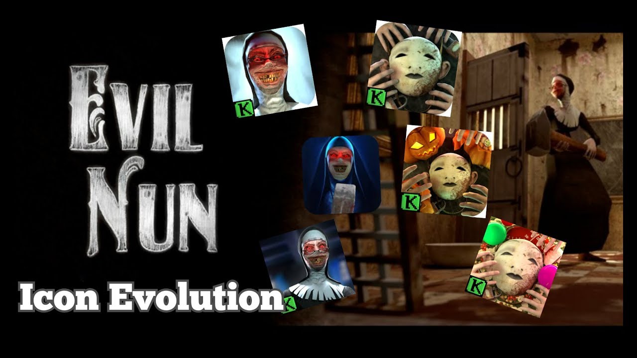 Evil Nun Icon Evolution: Games made by Keplerians Horror Games - YouTube