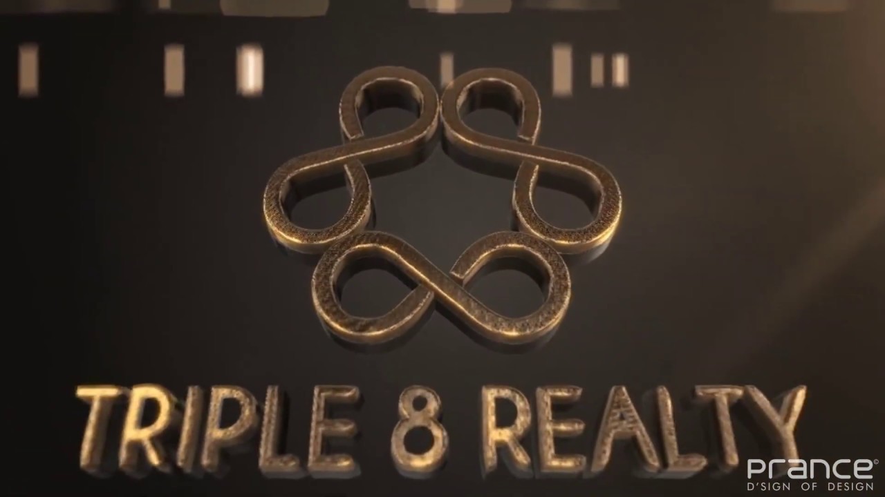 Triple 8 Realty Logo Animation - YouTube