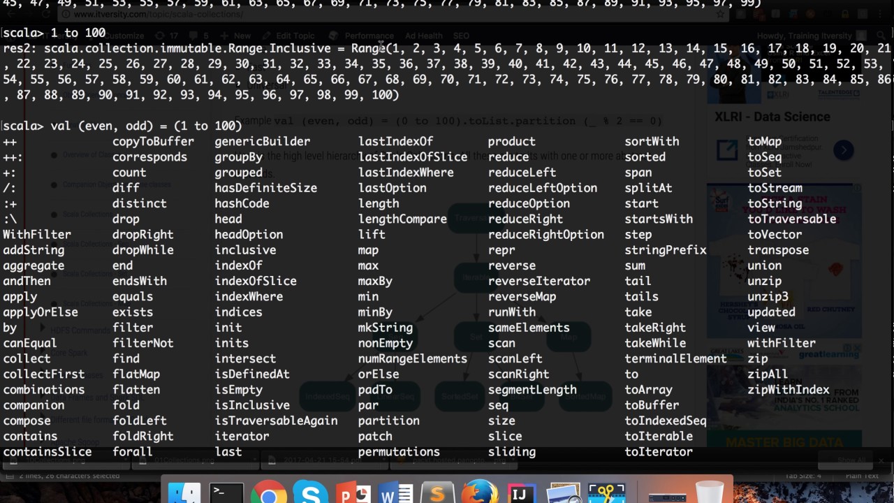 Scala Collections Getting Started - YouTube