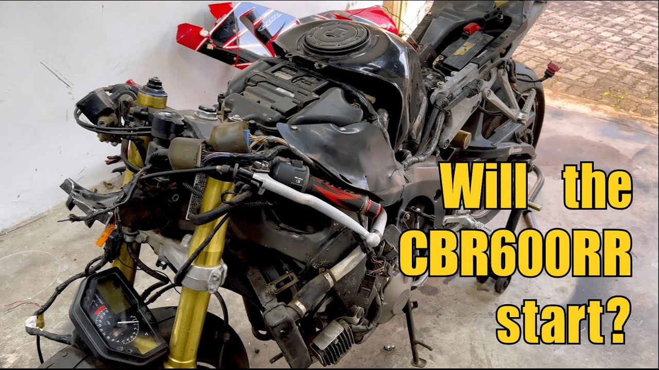 2006 Honda CBR600RR Wrecked Bike Rebuild | Part 2 - YouTube