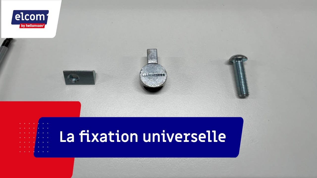 Montage fixation universelle - Profilé aluminium - Tutoriel Elcom - YouTube
