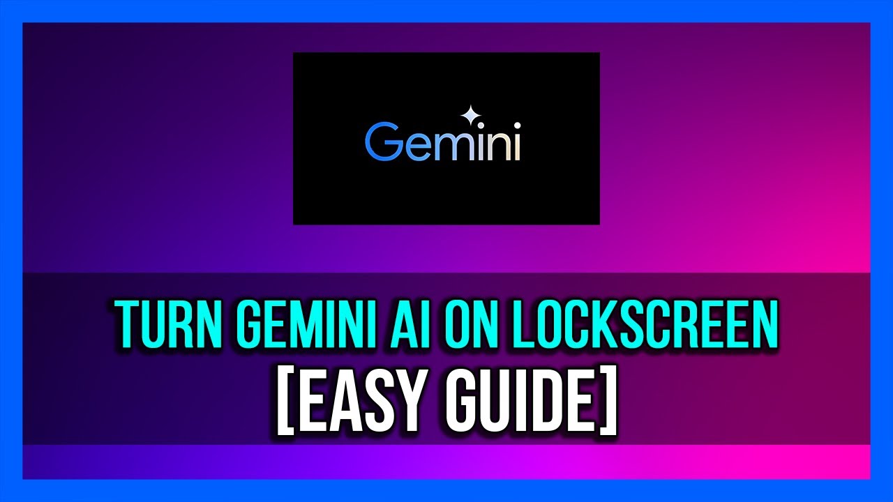 How To Use Google Gemini from Your Android Lock Screen - YouTube