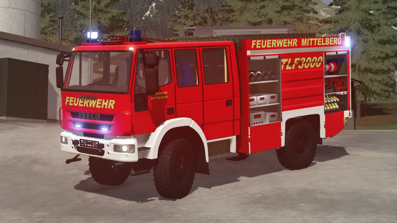 LS22 Feuerwehrfahrzeuge Iveco Magirus TLF3000 - Feuerwehr Mittelberg ...