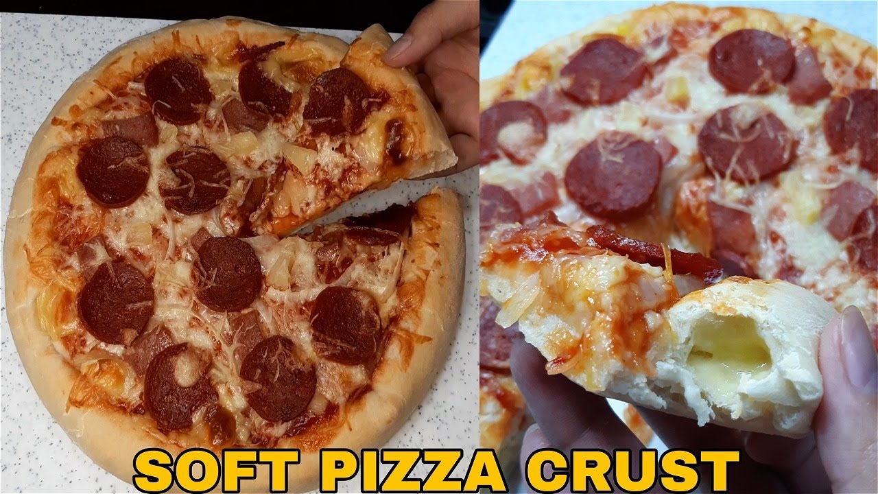 SOFT & FLUFFY PIZZA CRUST FOR PEPPERONI - YouTube
