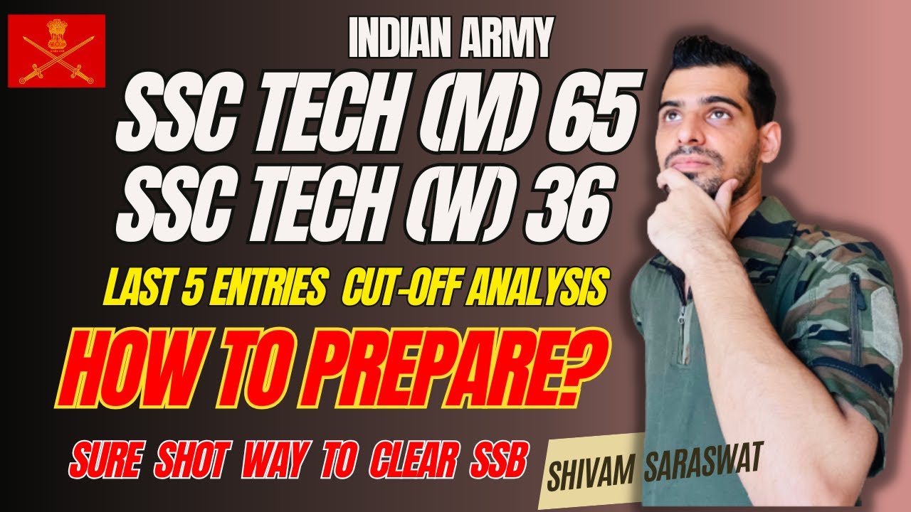 Expected Cutoff for SSC Tech 65 | Last 5 Year Cutoff Analysis | SSC Tech 60 to Tech 64 #ssctech ...