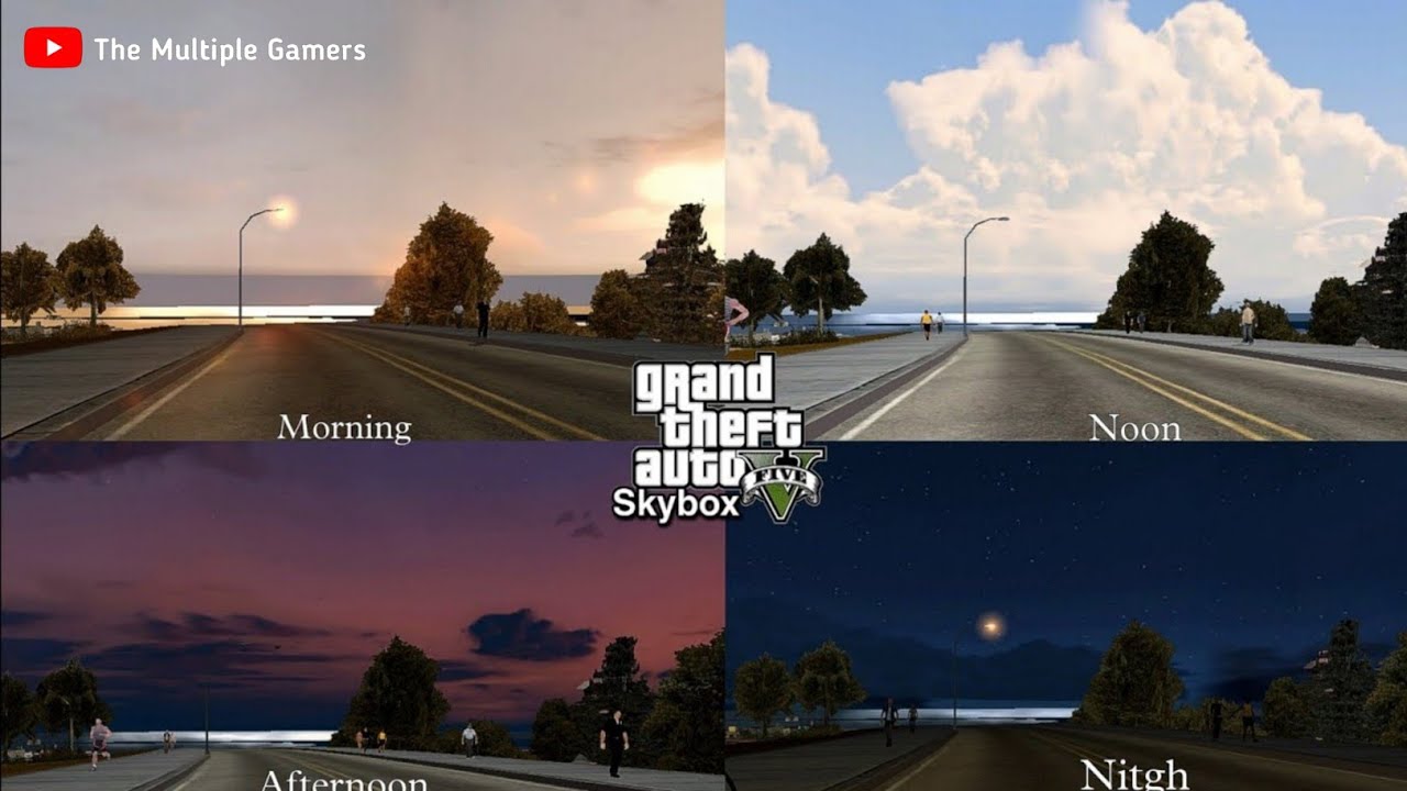 How to Install Realistic Sky Box Mod For Gta - YouTube