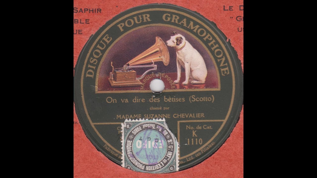 Suzanne Chevalier " On va dire des bêtises " 1921 - YouTube