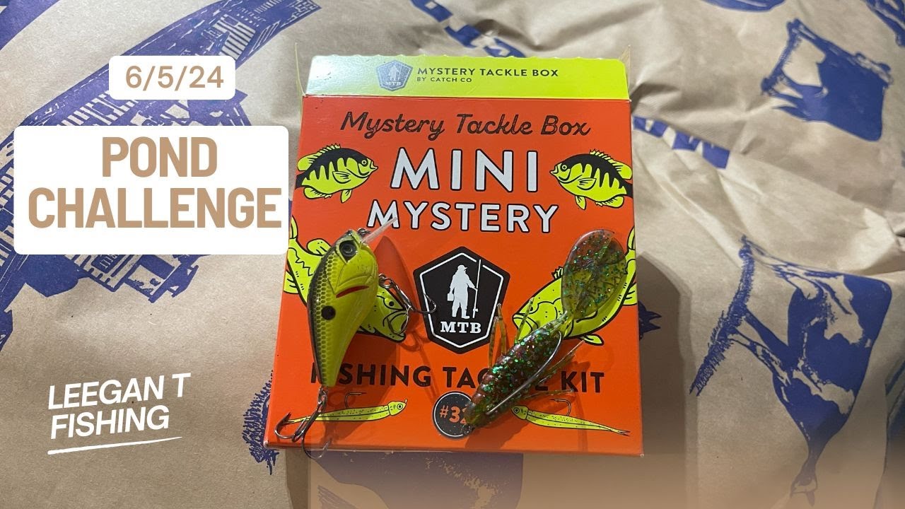 Mini Mystery Tackle Box Pond Fishing Challenge - YouTube