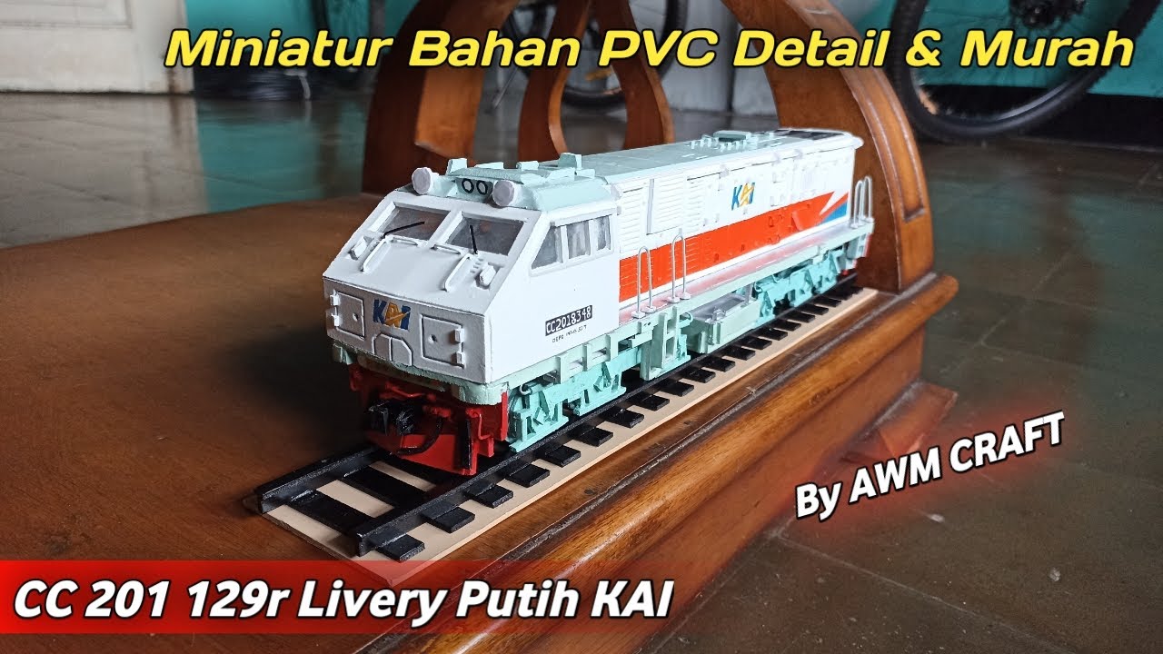 Review - Miniatur Lokomotif CC 201 Pvc Super Detail Harga Murah Meriah‼ ...
