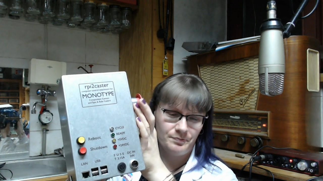 rpi2caster - the Monotype composition caster control device! - YouTube