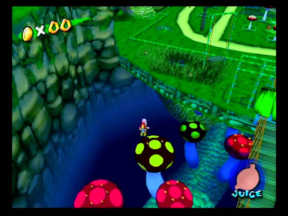 Super Mario Sunshine (GC) Shine Sprite 56 - Pianta Village - Secret of ...