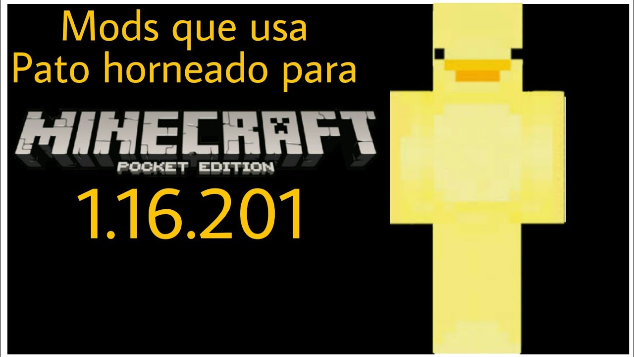 Mods Que Usa Pato Horneado Para Minecraft Pe 1.16.201. - YouTube