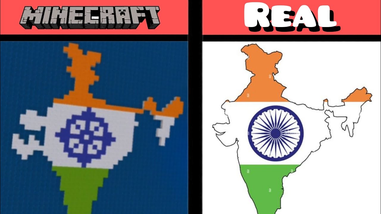 I BUILD India's MAP IN MINECRAFT || MINECRAFT GAMEPLAY - YouTube