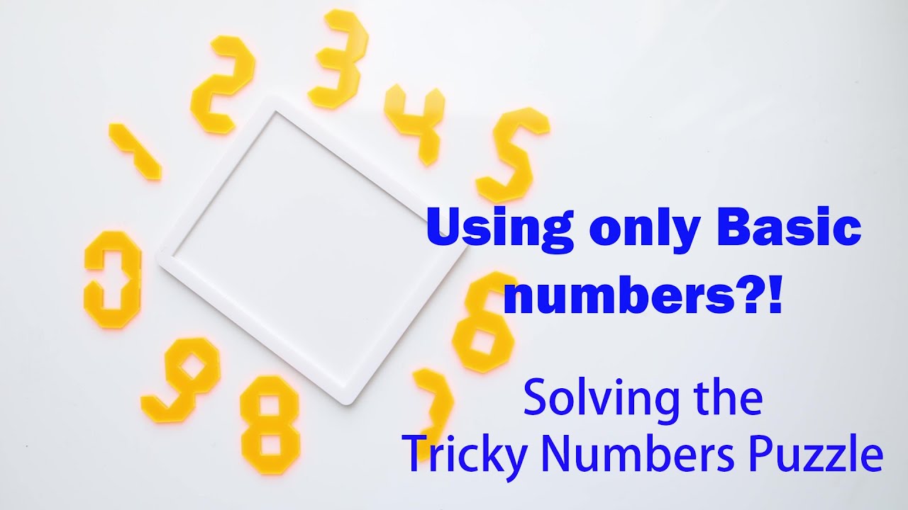 How to solve the Tricky Numbers 0-9 Puzzle - this was hard! - YouTube