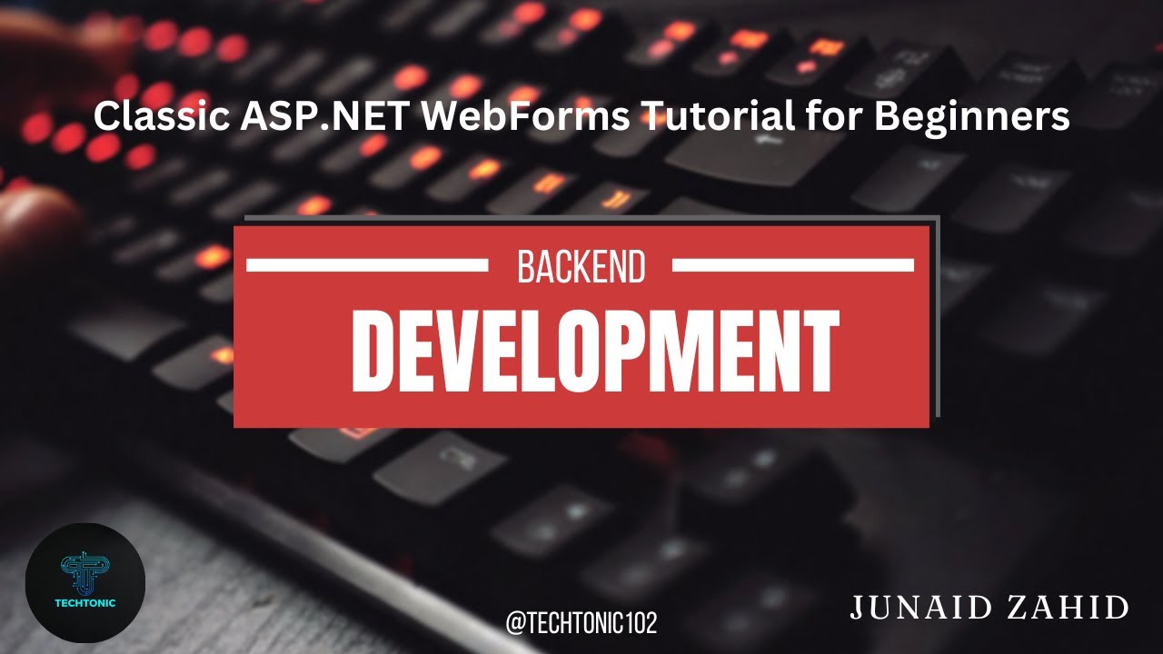 Classic Aspnet Webforms Tutorial For Beginners Aspnet Dotnet Csharp 9121