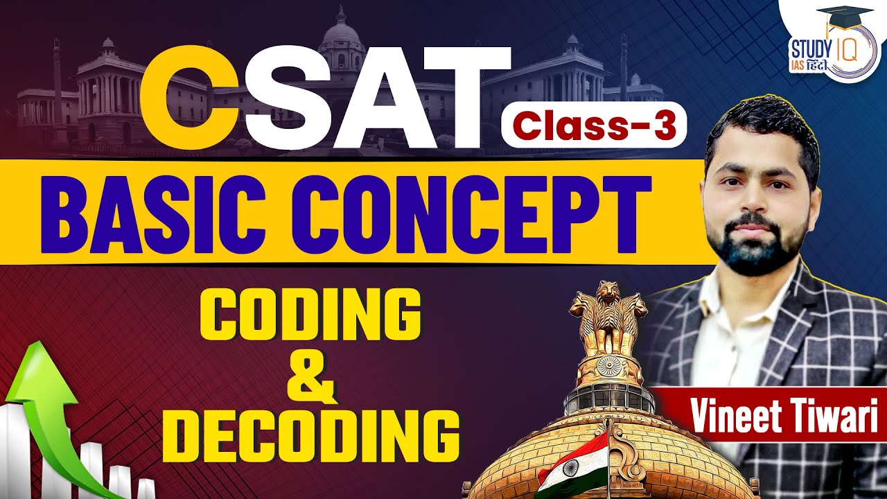 Coding And Decoding Reasoning Upsc Csat Class 3 Vineet Tiwari 0982