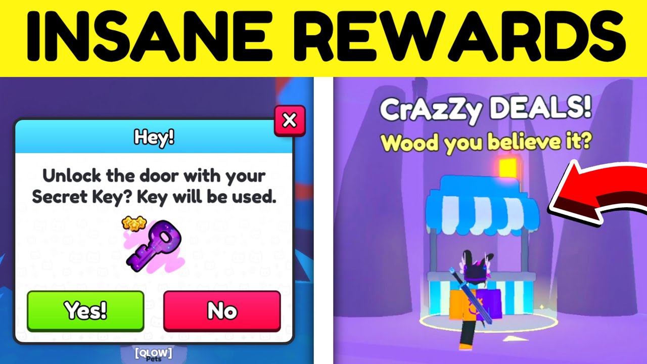 How To GET AND USE SECRET KEYS In Roblox Pet Simulator 99! - YouTube