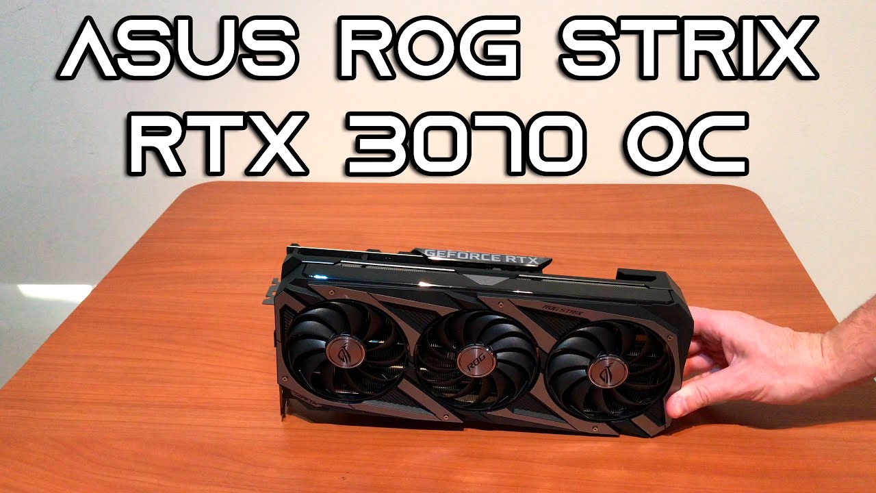 UNBOXING 🎁 ASUS ROG Strix RTX 3070 GAMING OC - YouTube