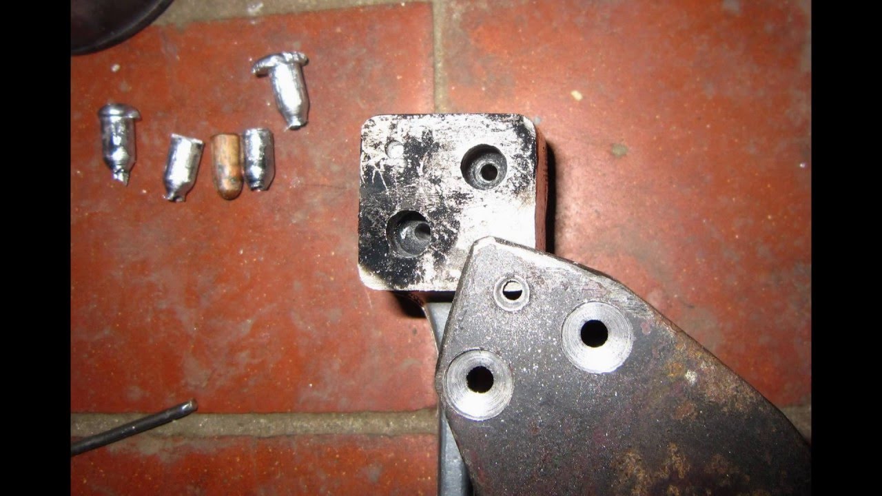 Homemade mold bullet Tokarev 7.62x25 - YouTube