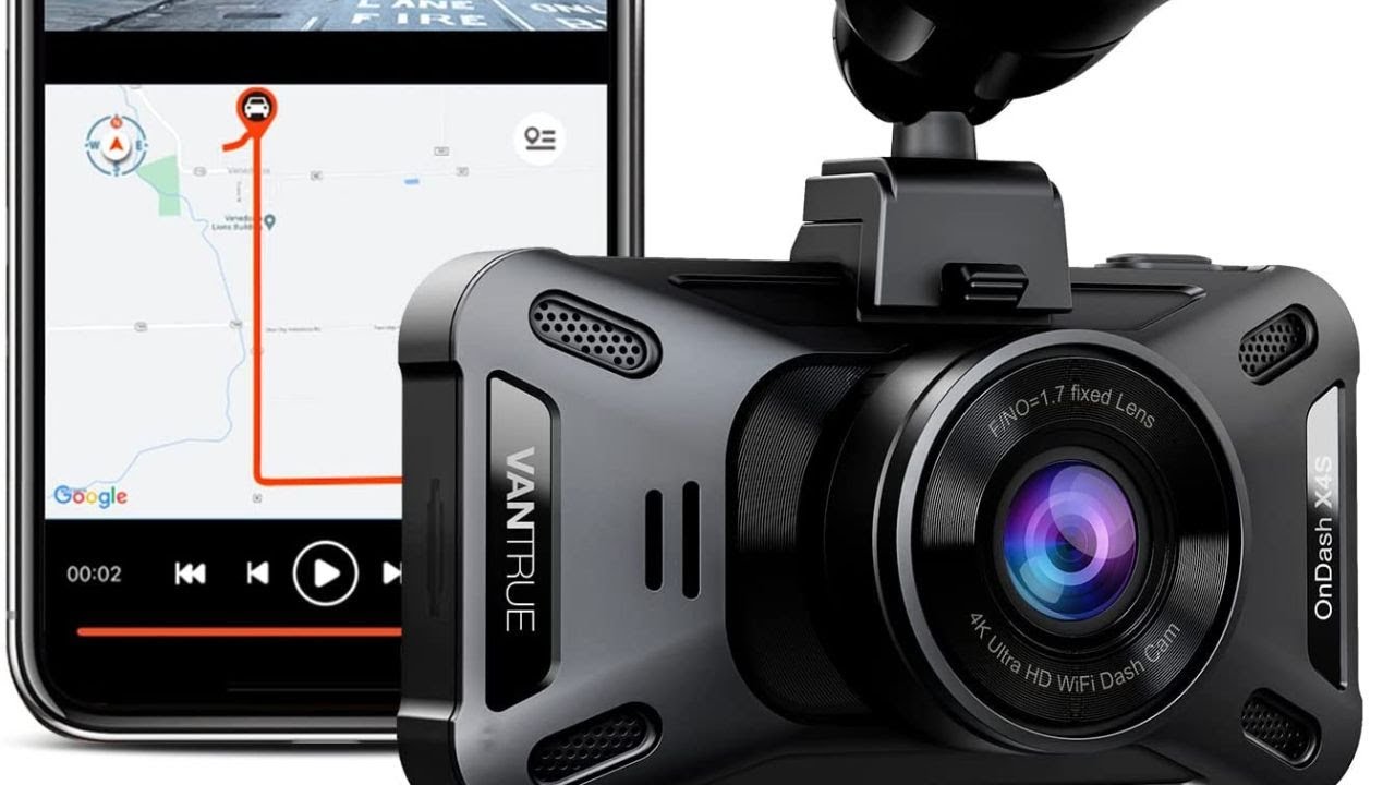 Vantrue X4S True 4K 5G WiFi Dash Cam, 2160P Car Camera with Free App ...