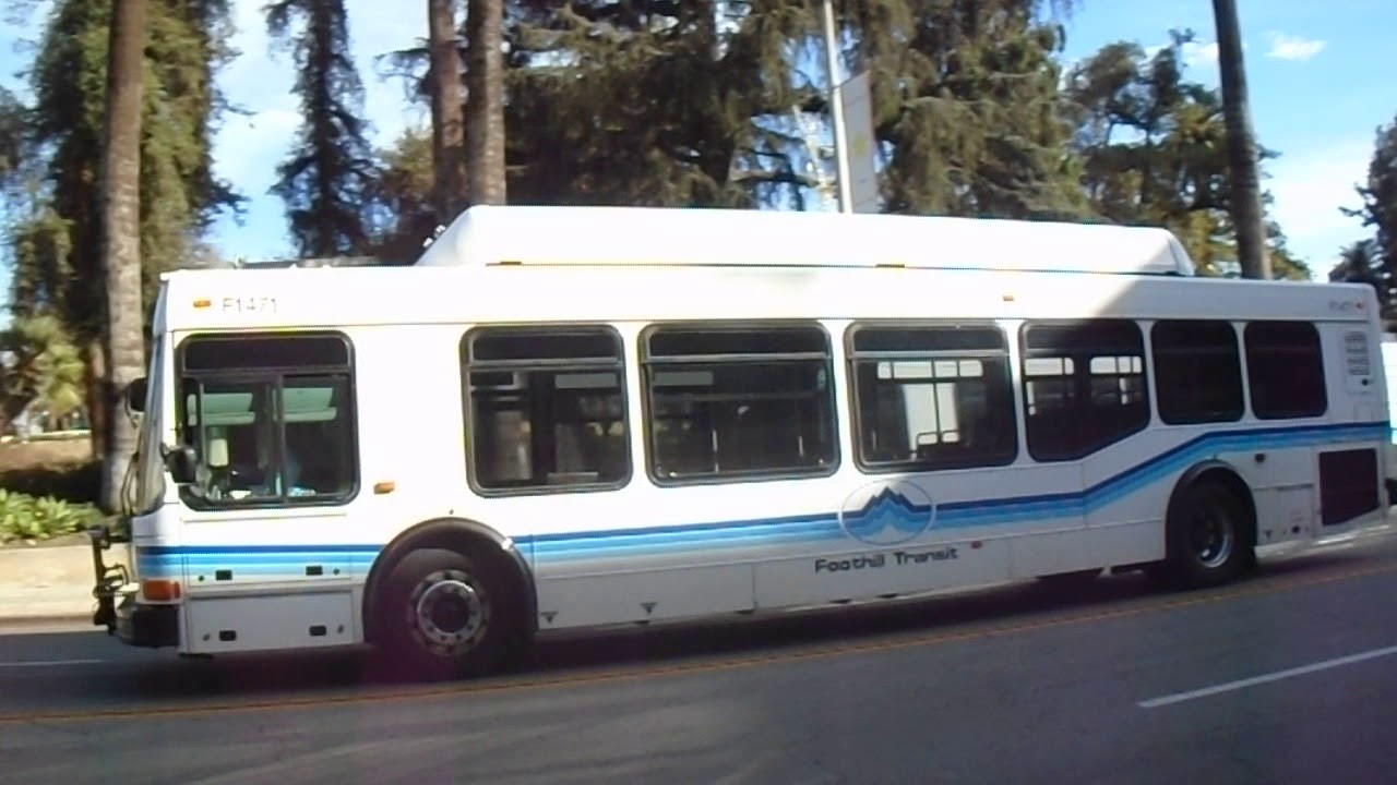 Foothill Transit 2004 NABI 40-LFW CNG #F1471 - YouTube