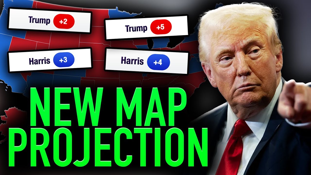 NEW 2024 ELECTION MAP PREDICTION - TRUMP V. HARRIS - YouTube