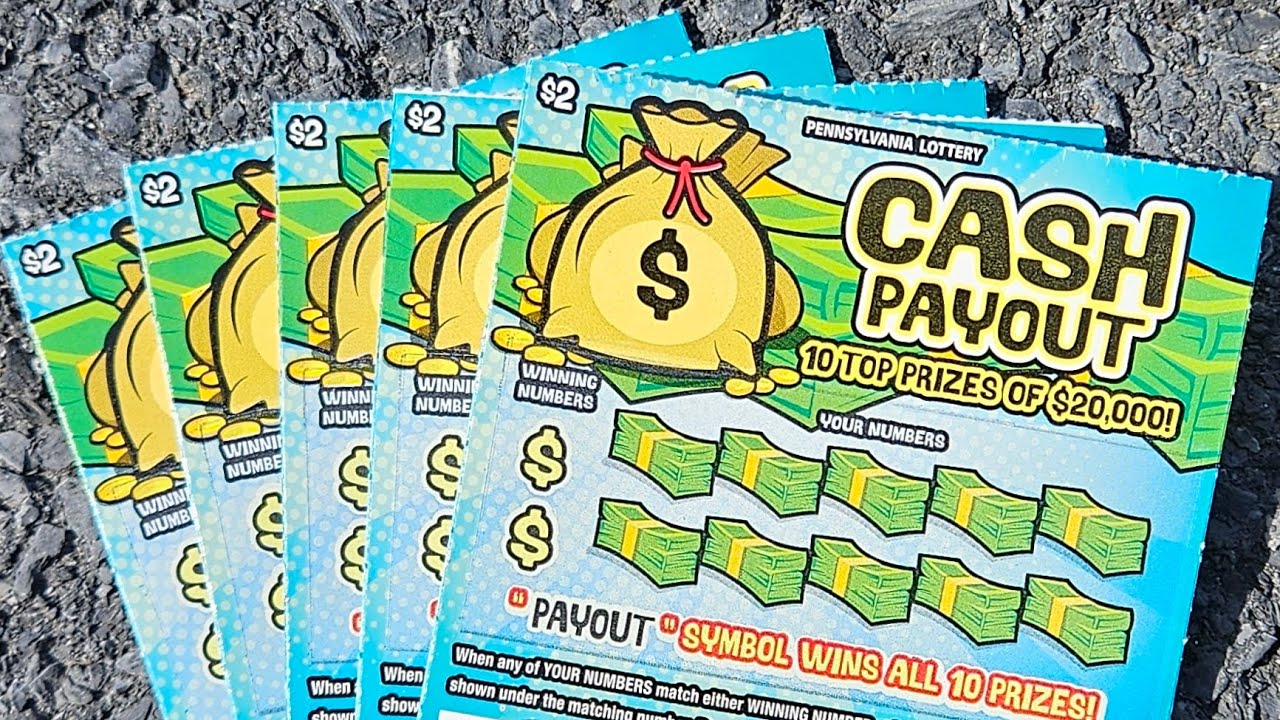 Cash Payout $2 Scratch Tickets x 5 from the Pennsylvania Lottery - YouTube