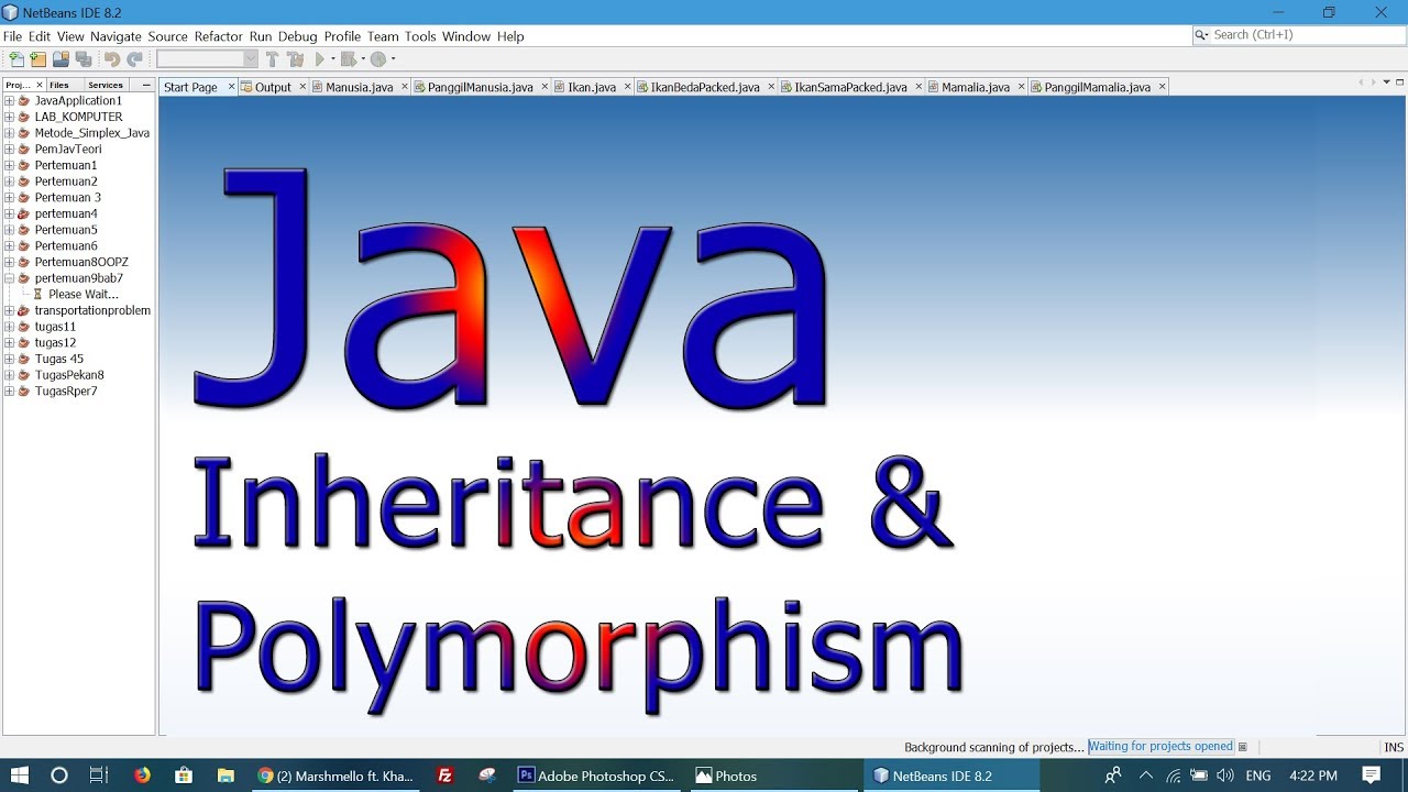 Tutorial Pemograman Java #9 Inheritence dan Polymorpishm - YouTube