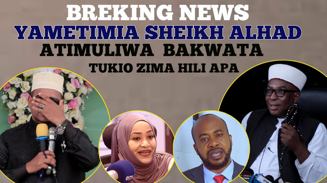 BREKING NEWS: SHEIKH WA MKOA DAR ALHAD MUSSA AONDOLEWA BAKWATA | JOPO ...