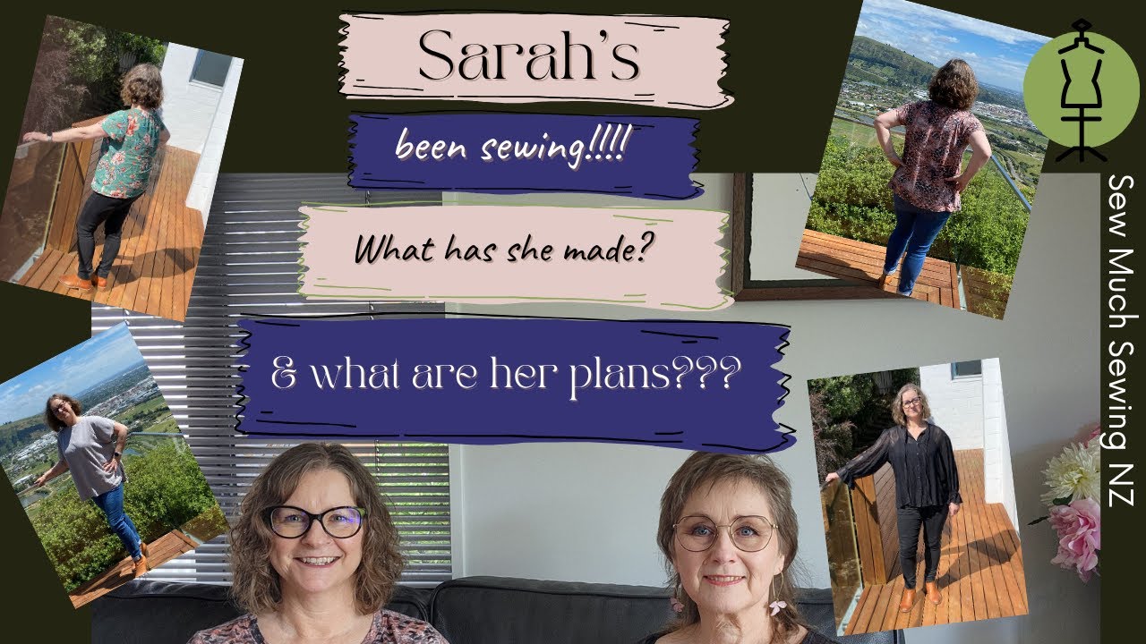 What has Sarah been sewing? She also has new fabric & plans! - YouTube