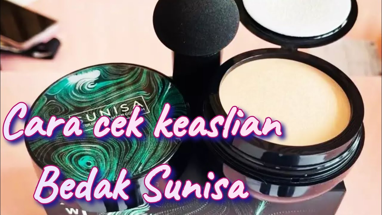 Review dan Cara Cek Keaslian Bedak Sunisa - Unboxing Bedak Sunisa BPOM - YouTube