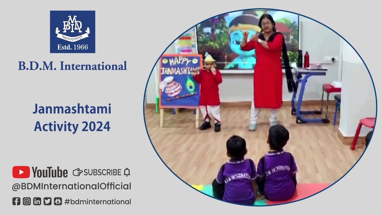 BDMI | Janmashtami Activity | 2024 - YouTube