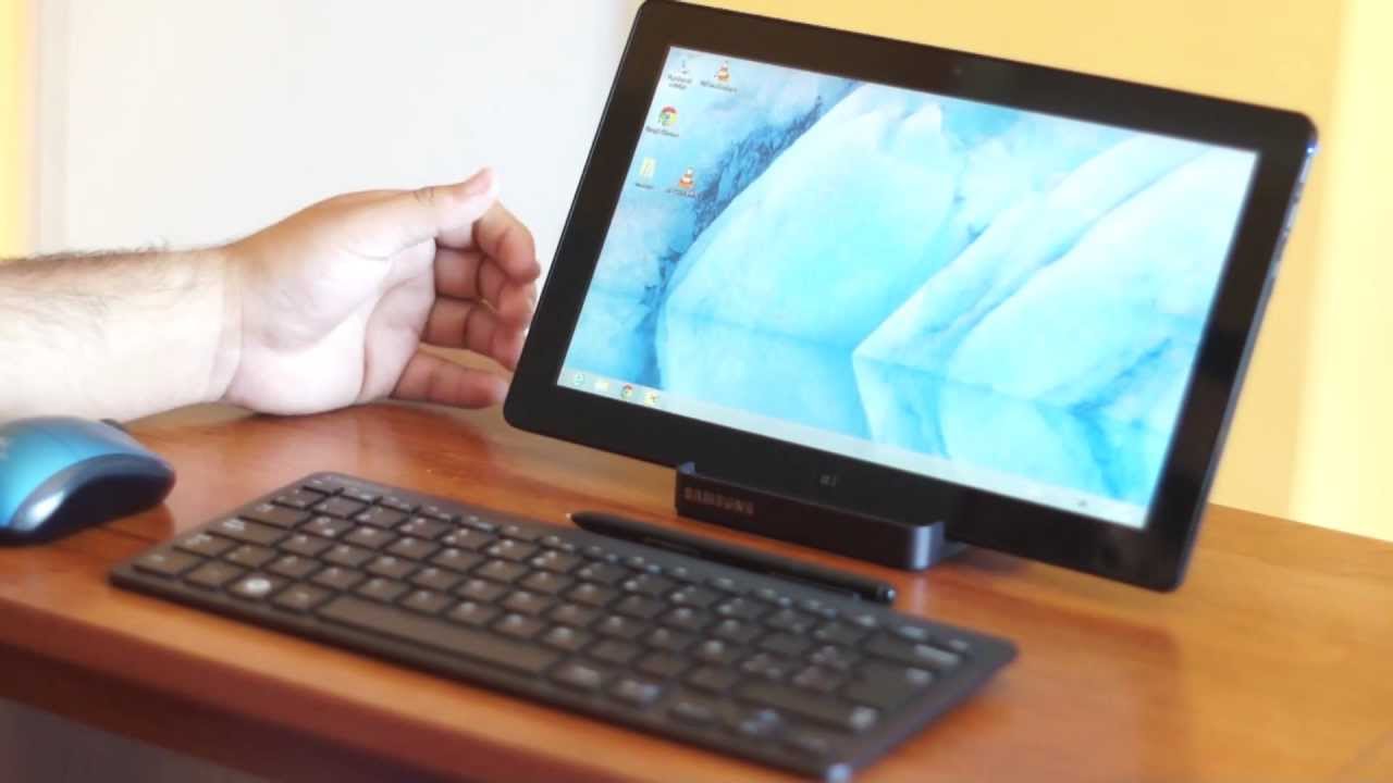 Samsung Slate Series 7 con windows 8 - YouTube