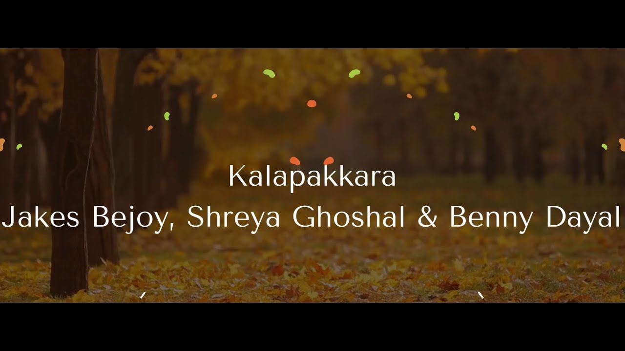 King of Kotha - Kalapakkara (Lyrics) - YouTube