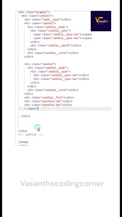 Candle Animations Html Css Html Css Htmltutorial Trending Coding Trendingshorts Developer