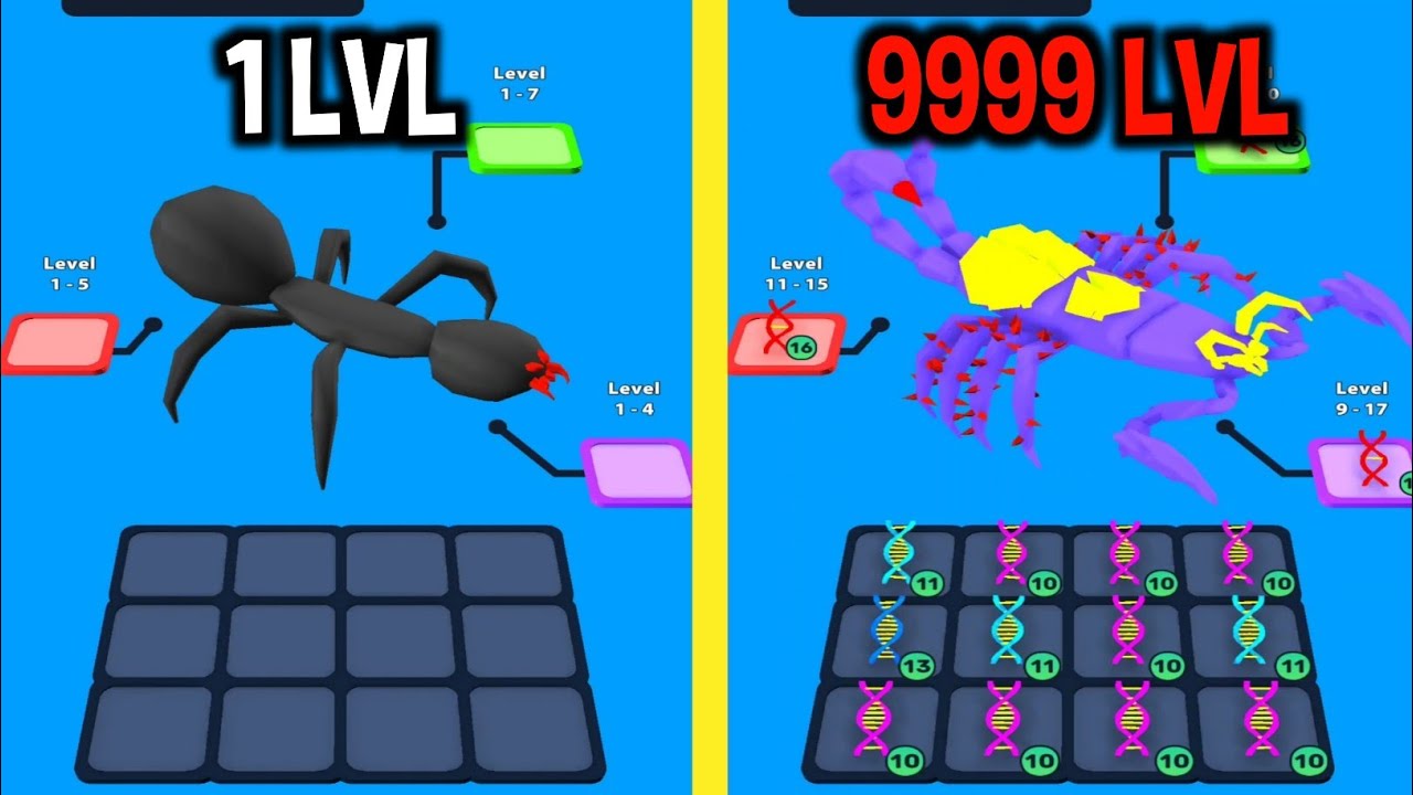 MAX LEVEL in Spider Shoot Run Game - YouTube