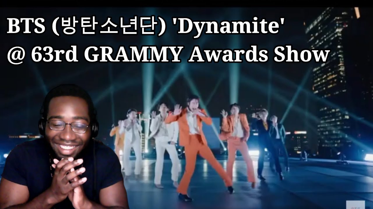 Songwriter Reacts | BTS (방탄소년단) 'Dynamite' @ 63rd GRAMMY Awards Show ...