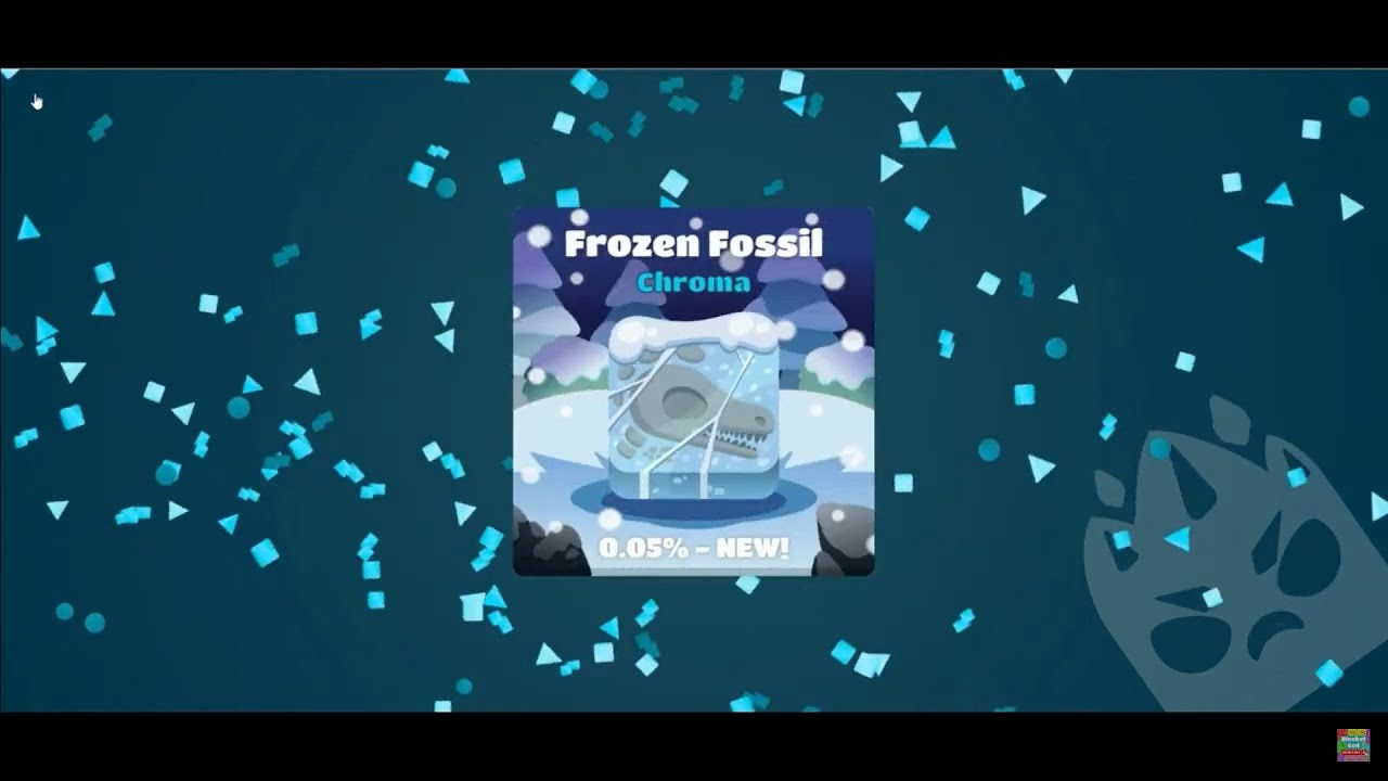 I GOT A FROZEN FOSSIL IN BLOOKET! 5k token ice monster pack opening on ...