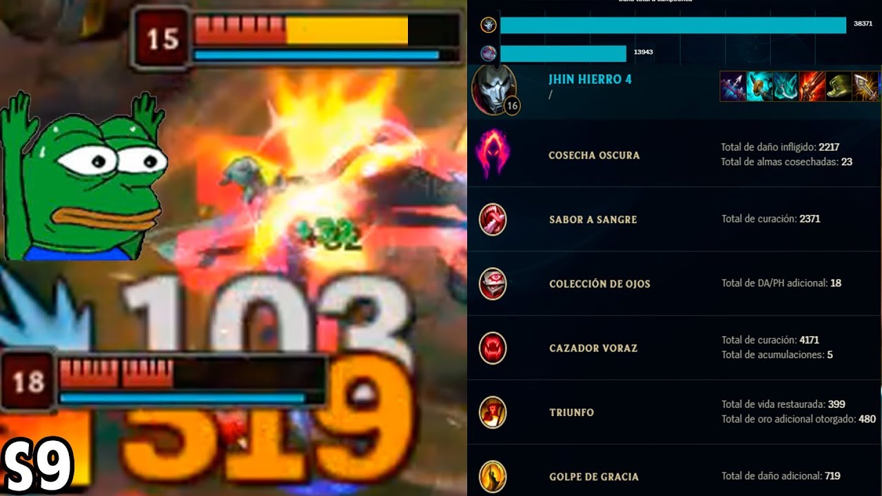 ¡LAS MEJORES RUNAS PARA JHIN EN LA TEMPORADA 9! - YouTube