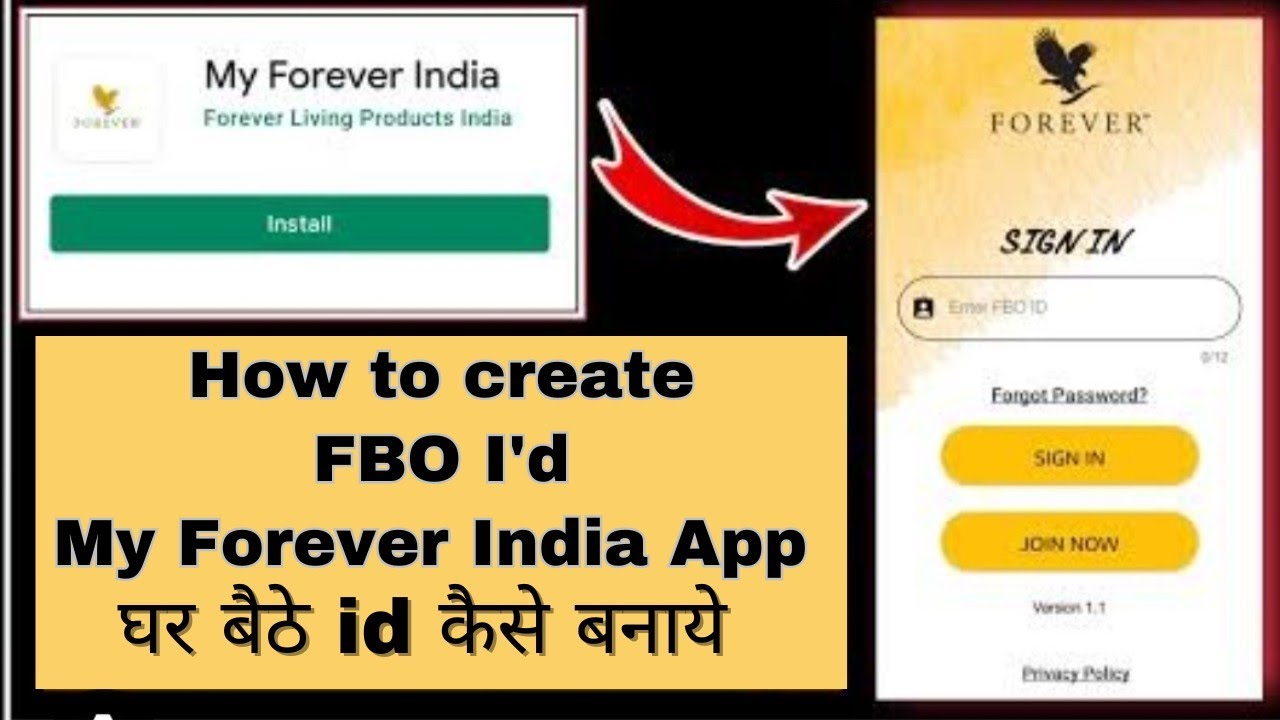 How to create FBO I'd in My Forever India App | केसे बनाये FBO I'd ...