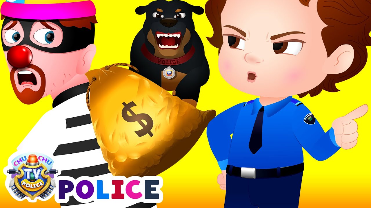 ChuChu TV Police - Saving The Kids Money : Bank Robbery Episode - Fun ...