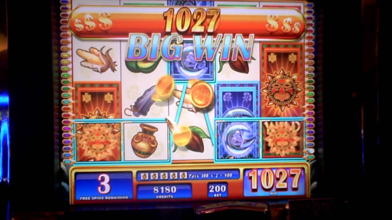 Mayan Sun slot machine bonus win at Parx Casino. - YouTube
