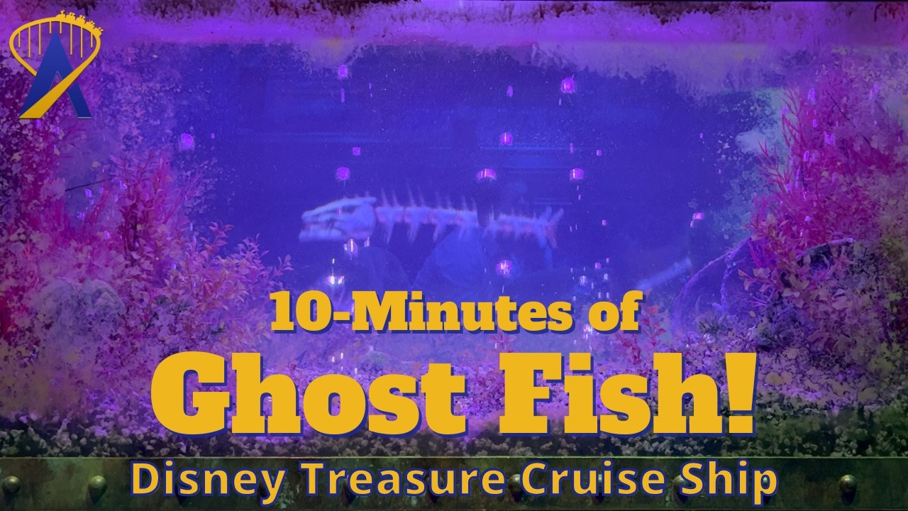 10 Minutes of Ghost Fish in The Haunted Mansion Parlor on Disney ...