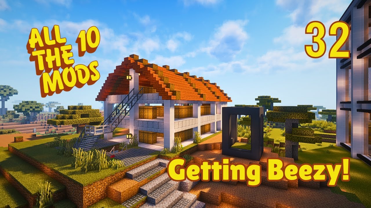 I made the ULTIMATE AUTOMATED BEE FARM in All The Mods 10! - YouTube