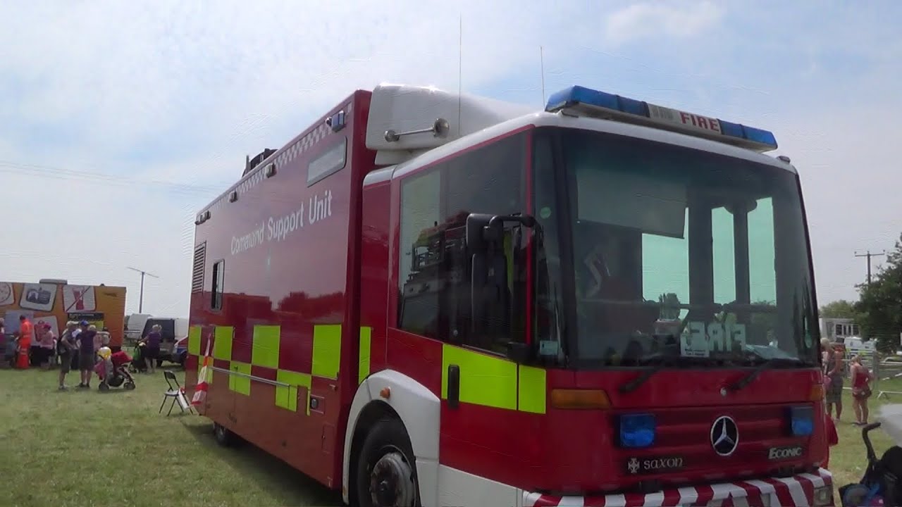 South Yorkshire Fire & Rescue - Command Support Unit - YouTube
