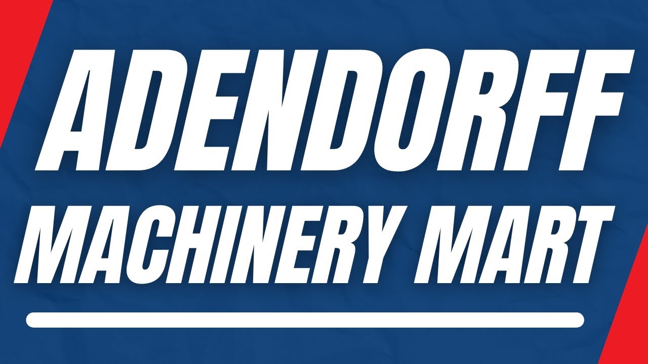 Adendorff Machinery Mart - YouTube