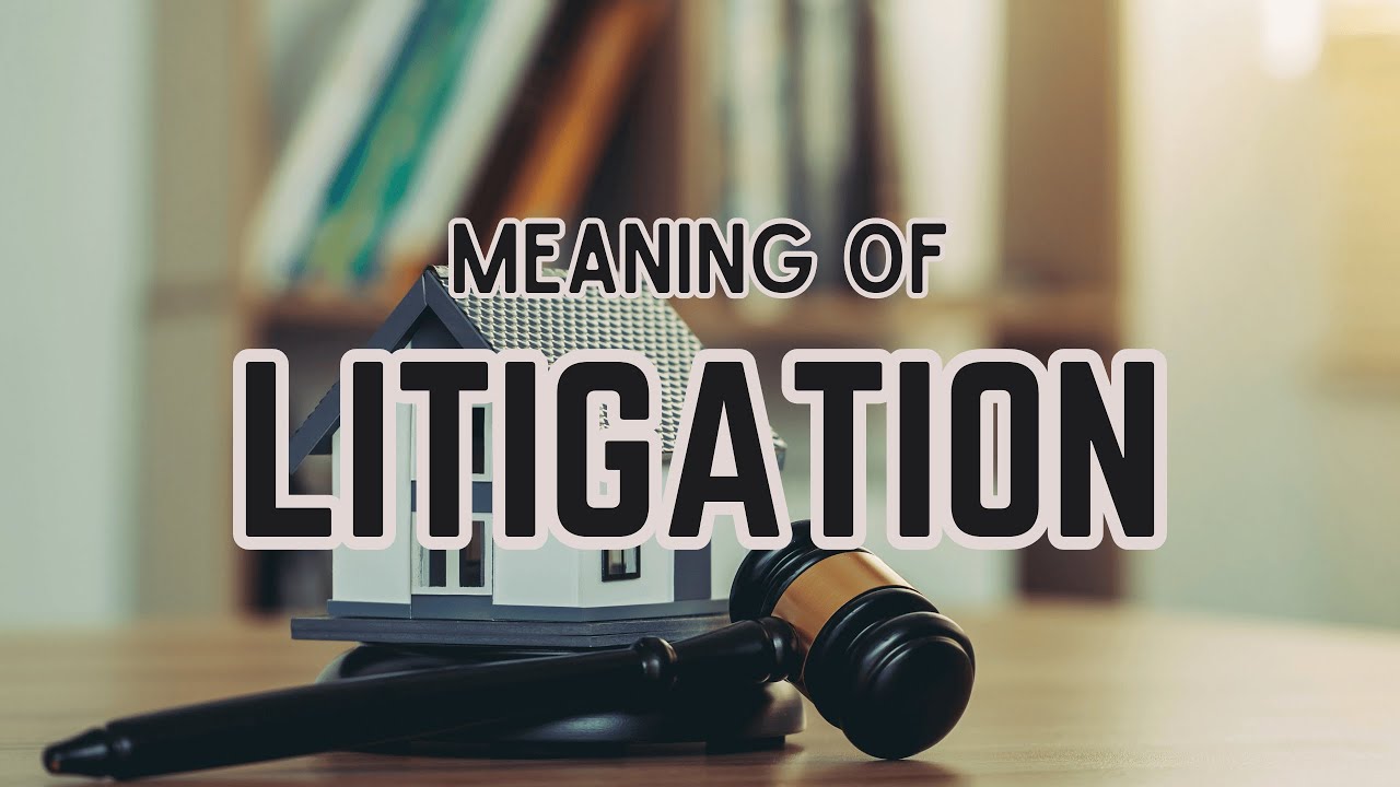 What is the meaning of Litigation? - YouTube