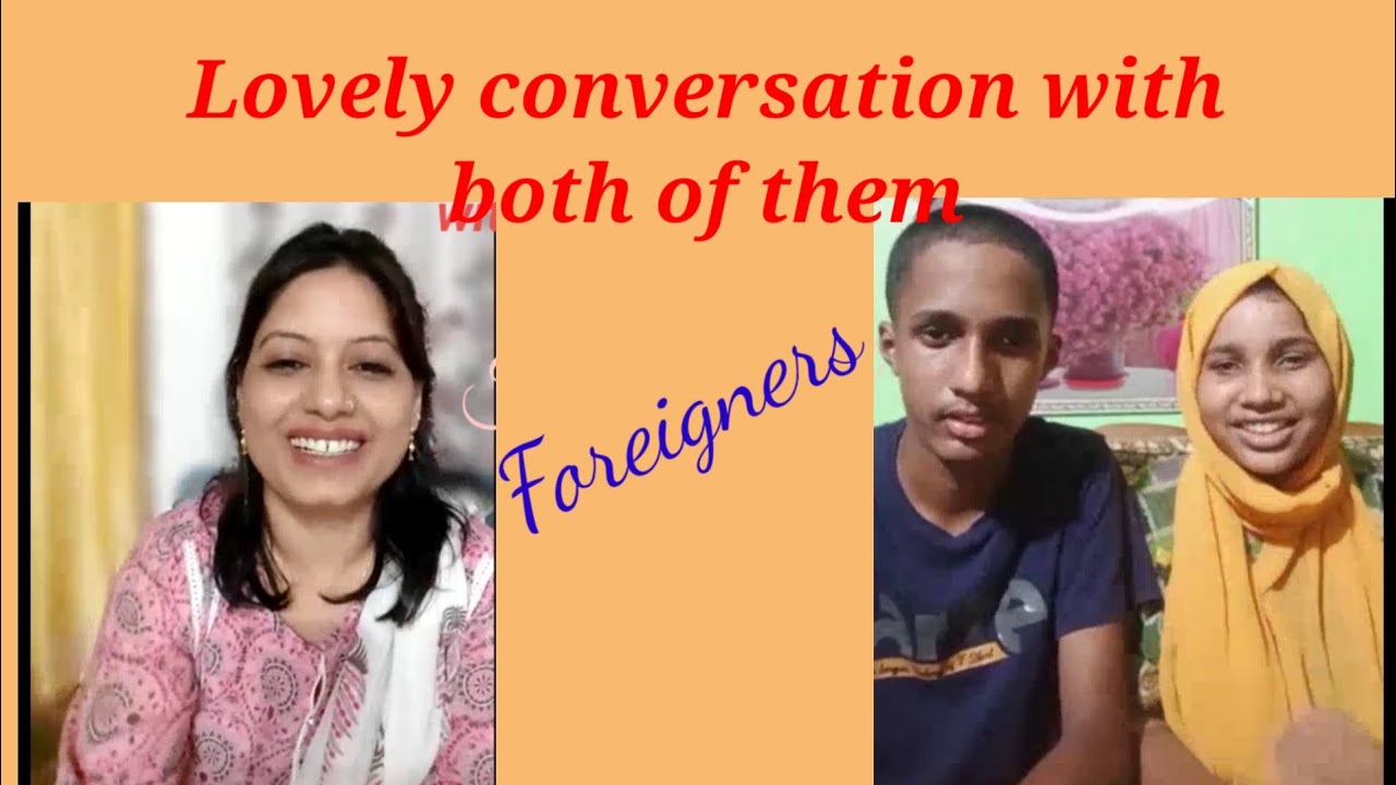 Lovely conversation with both the kids - YouTube
