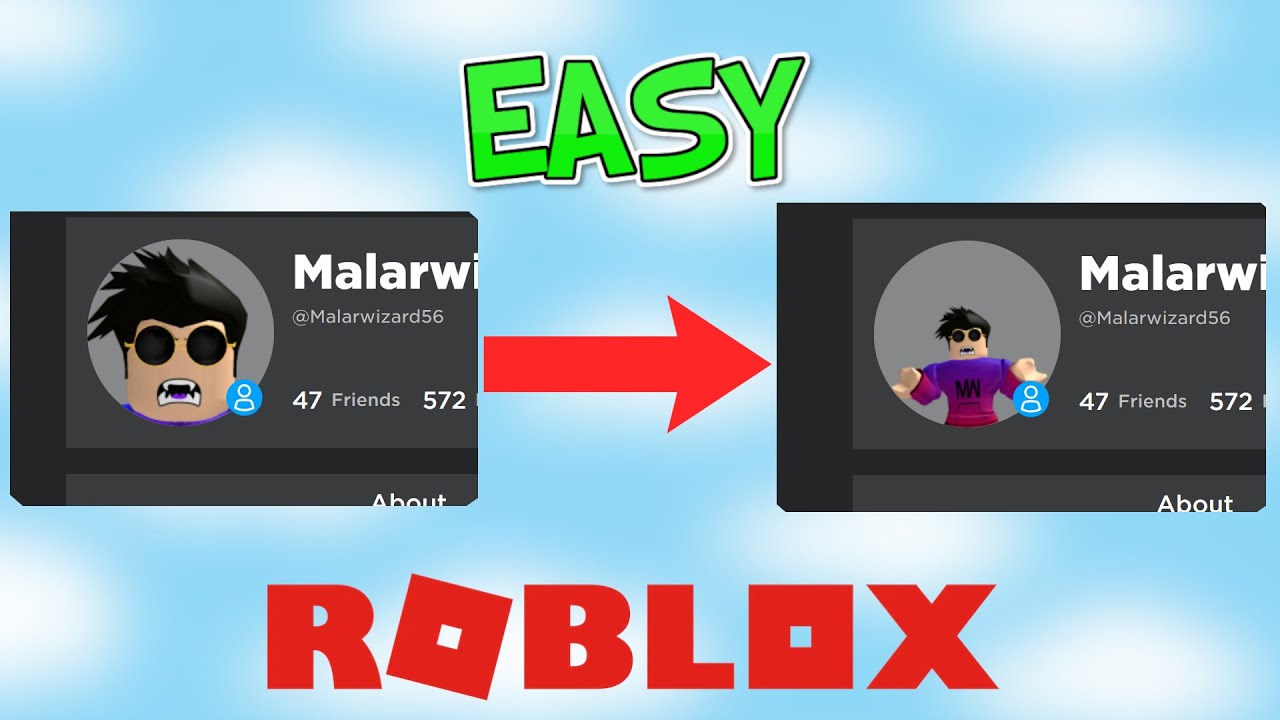 HOW TO HAVE A CUSTOM AVATAR PFP IN ROBLOX! - YouTube