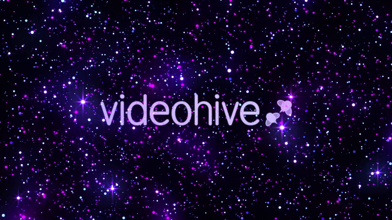 Sparkling Particles Glitter Galaxy Background Motion Graphic Animation ...